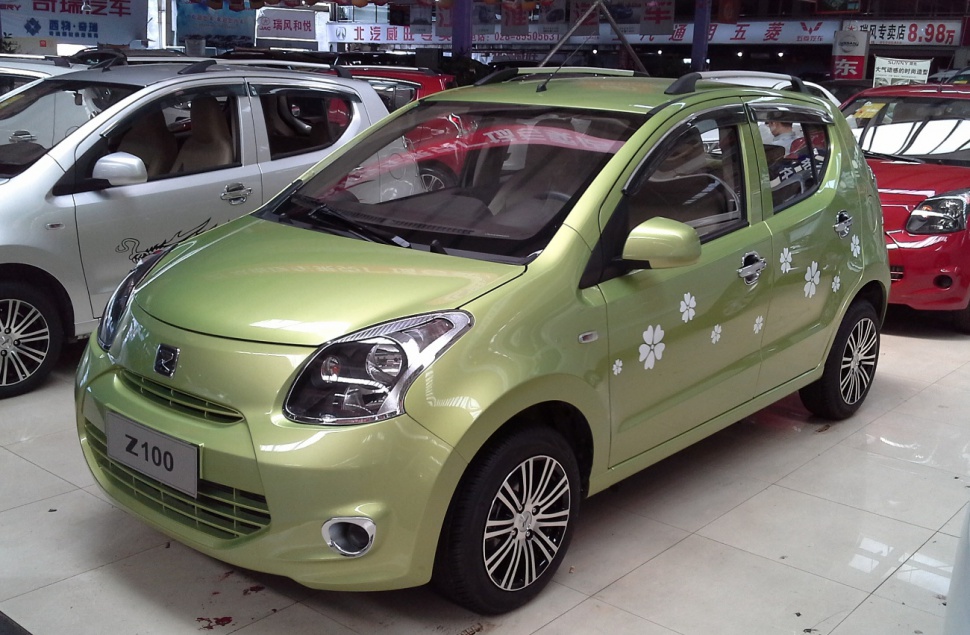 Zotye Z100 technical specifications and fuel economy